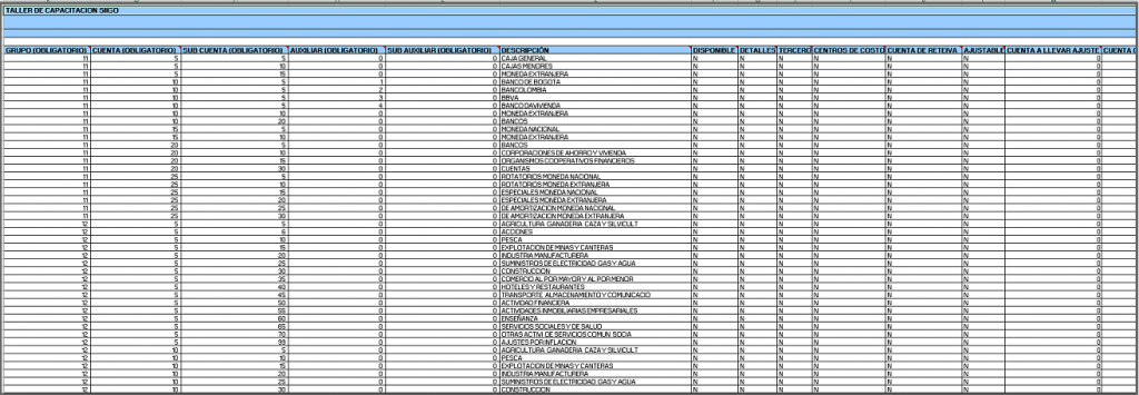 Interfaces desde excel – Cuentas contables - Portal de Clientes Siigo ...